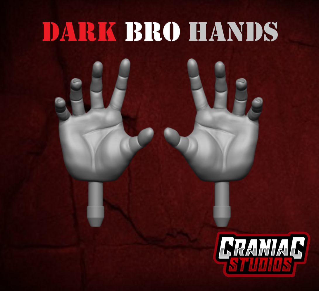 Dark Bro Hands – Craniac Studios LLC