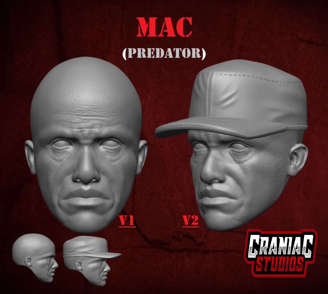 Mac Eliot (Predator) – Craniac Studios LLC