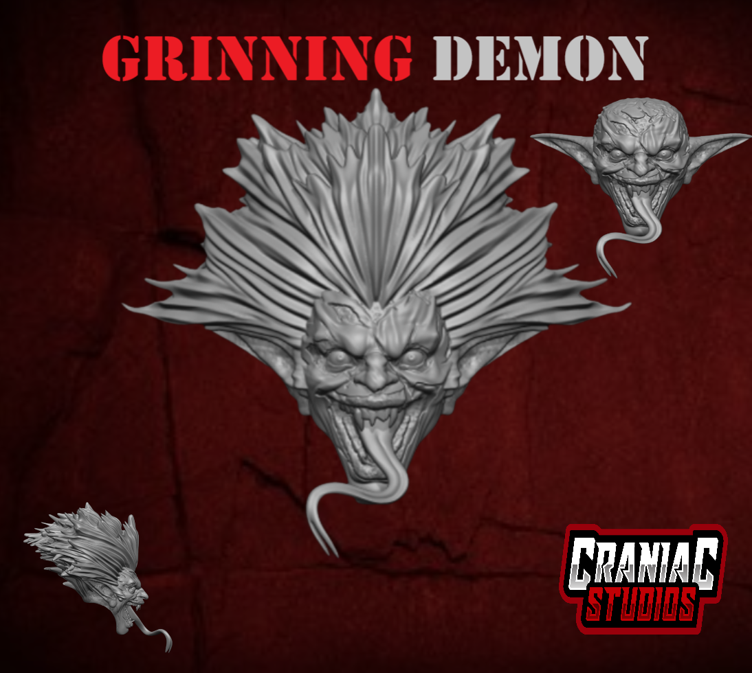 Grinning Demon – Craniac Studios LLC