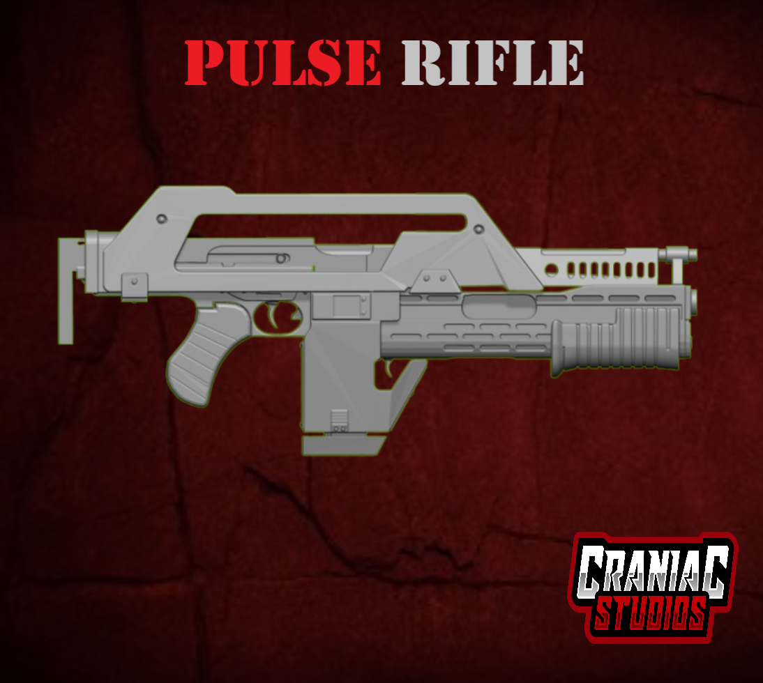 Alien Pulse Rifle – Craniac Studios LLC