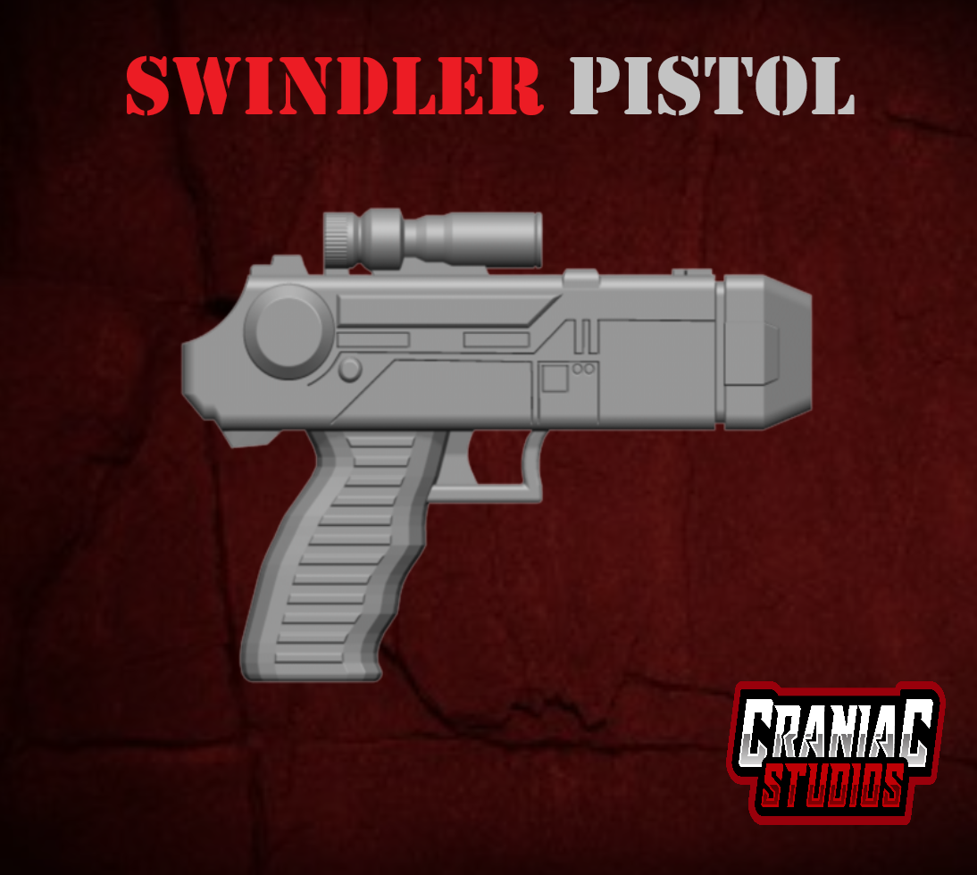 Swindler Pistol – Craniac Studios LLC