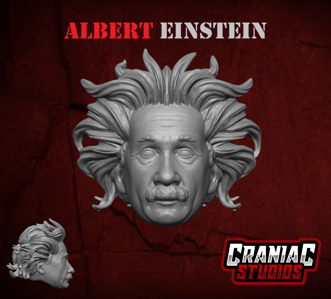 Albert Einstein – Craniac Studios LLC