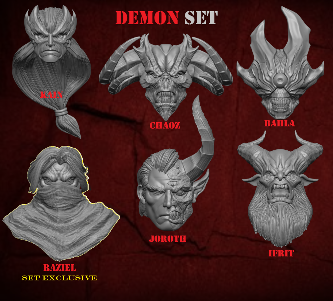 Demon Set – Craniac Studios LLC