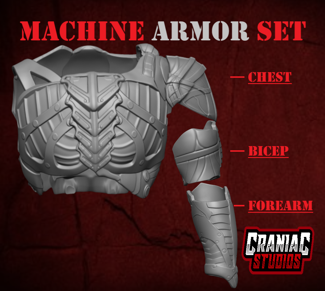 Machine Armor Set – Craniac Studios LLC
